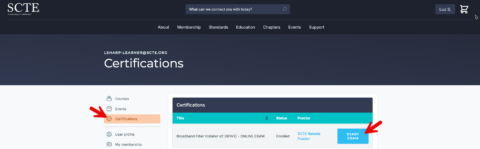 Start Your SCTE Certification Exam or Confirm a Purchase - Society of ...